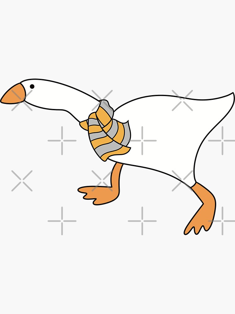"Goose Wizard With Yellow And Gray Scarf" Sticker for Sale by pretty ...