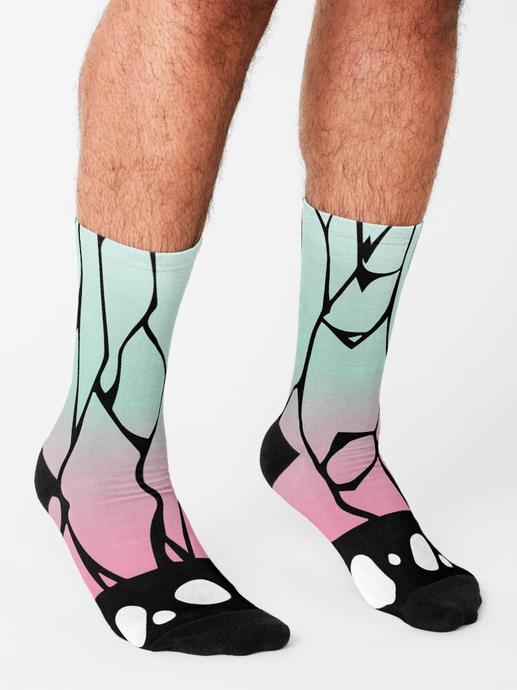 "Demon Slayer Kocho Shinobu Butterfly" Socks for Sale by itsdjdesign ...