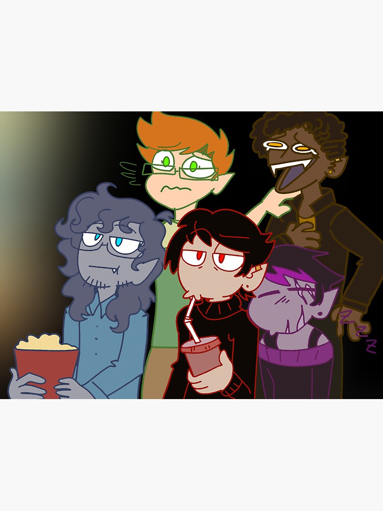 "What are they watching?" Sticker for Sale by innocentadverse | Redbubble