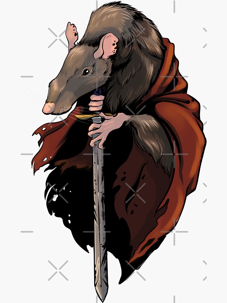 "Rat of Redwall " Sticker by HollyPierson | Redbubble