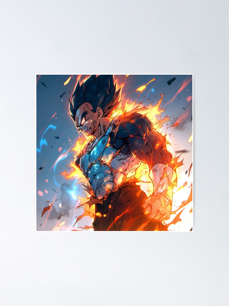 "Vegeta - Saiyan Rage" Poster for Sale by Vegeta-Prince | Redbubble