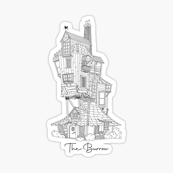 "The Burrow" Sticker for Sale by CondorDesigns | Redbubble