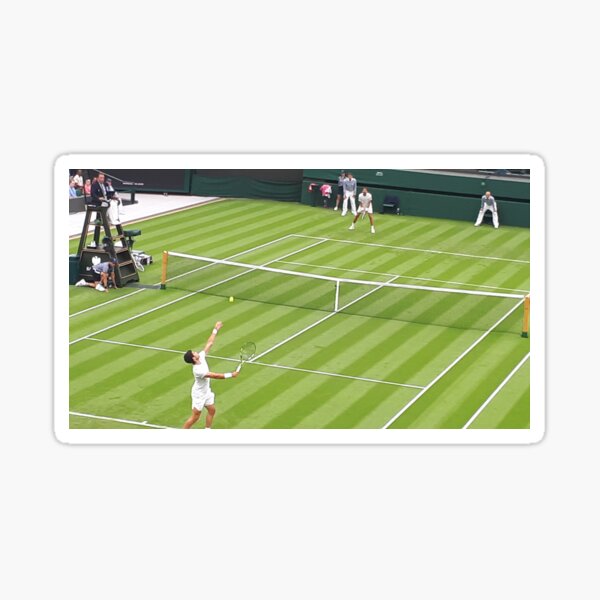 "Carlos Alcaraz serving at #Wimbledon 2023 Round 1 on court 1 #Tennis ...