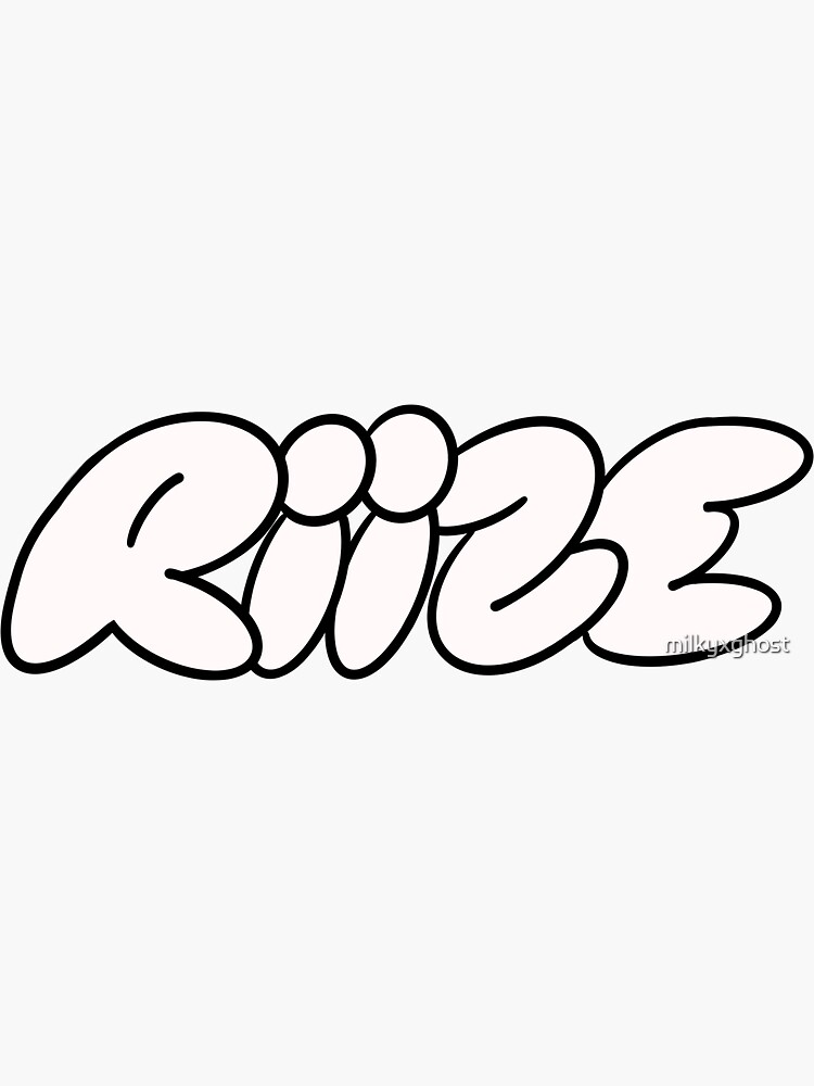 "RIIZE " Sticker for Sale by milkyxghost | Redbubble