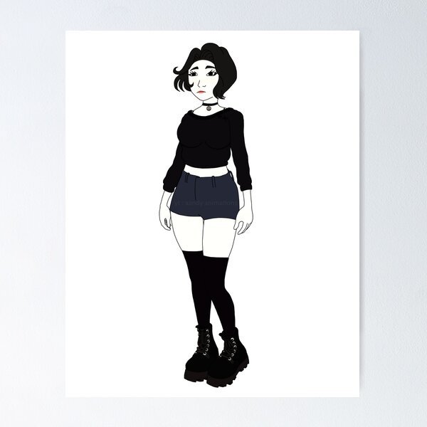 "Doomer Girl - Platform Boots" Poster for Sale by wojakapparel | Redbubble