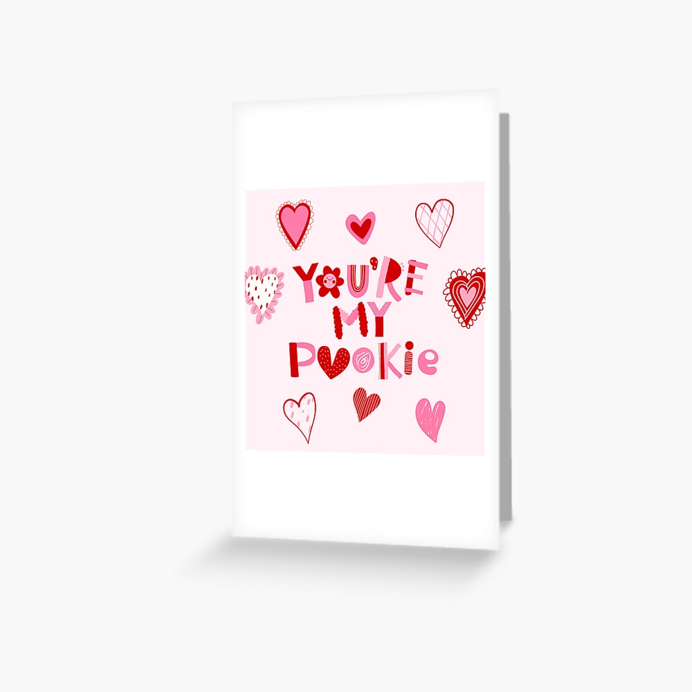 "You're my Pookie" Sticker for Sale by D0ublebubble | Redbubble