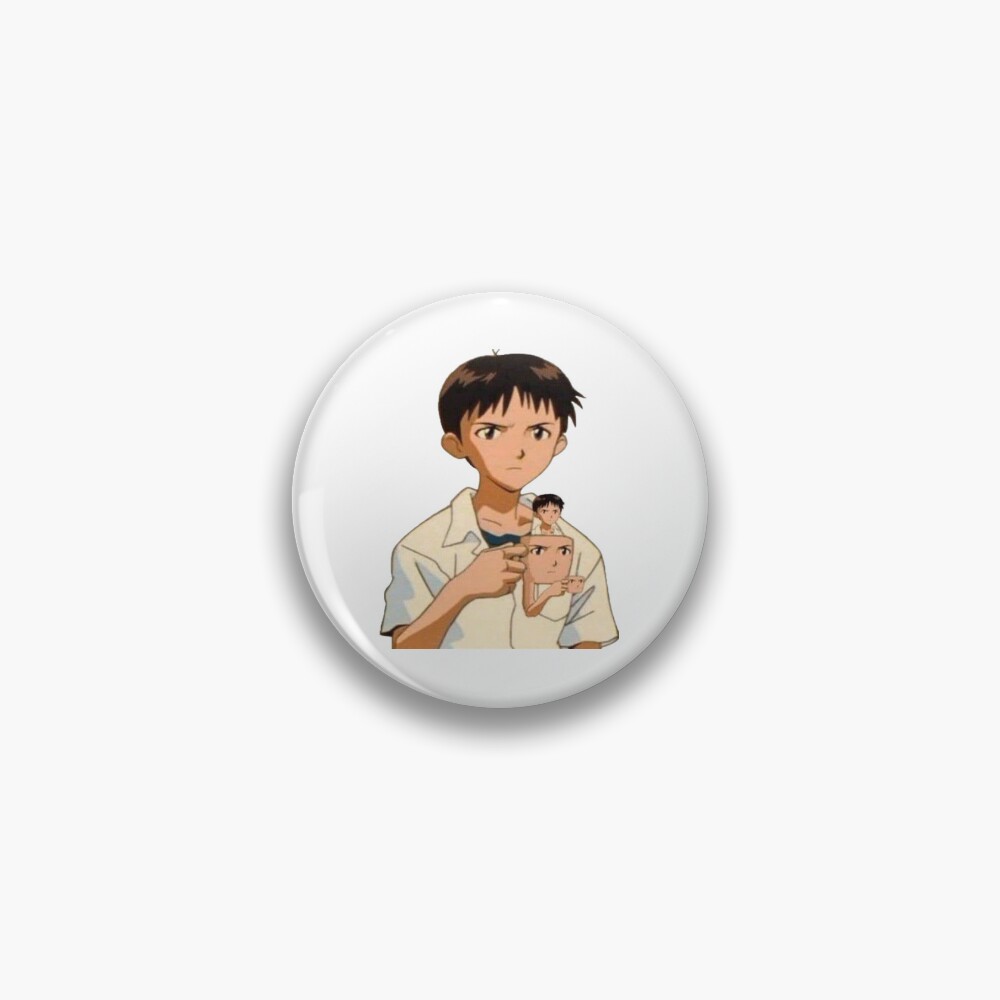 "evangelion sticker shinji " Sticker for Sale by TeeDeesign | Redbubble