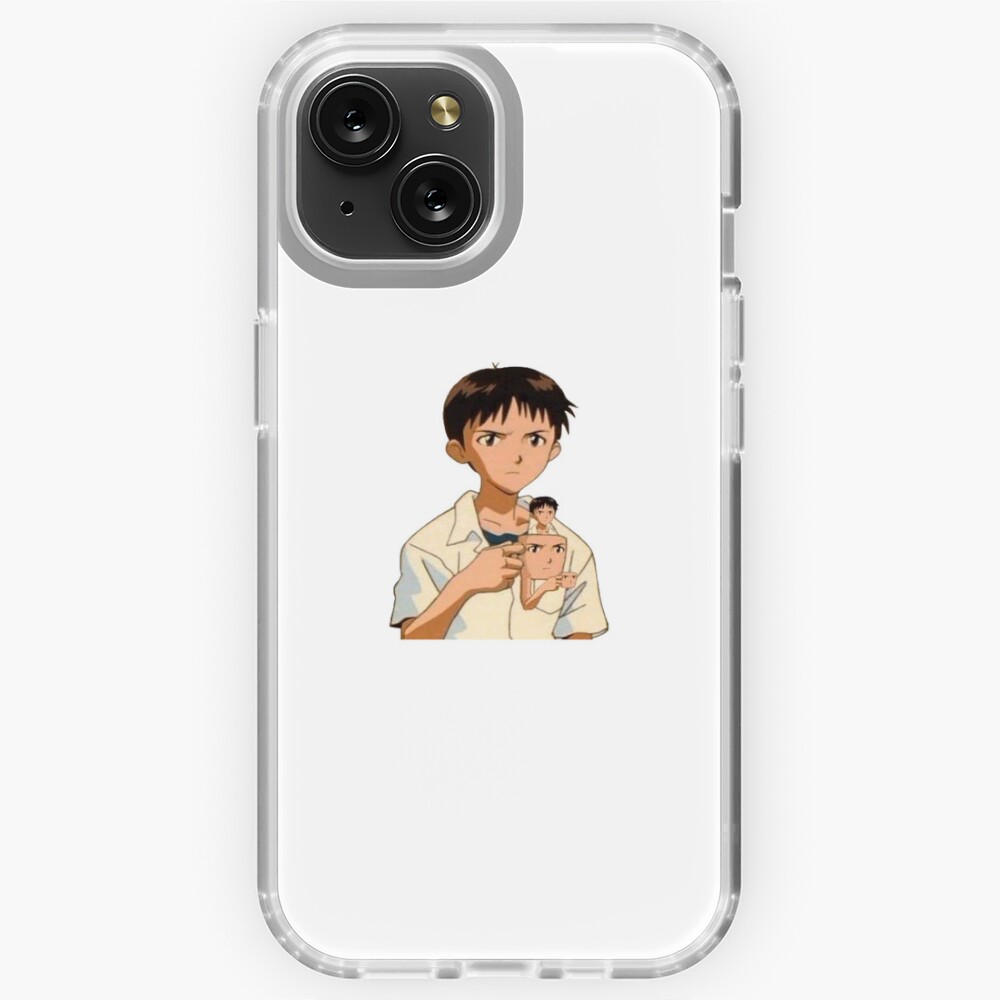 "evangelion sticker shinji " Sticker for Sale by TeeDeesign | Redbubble