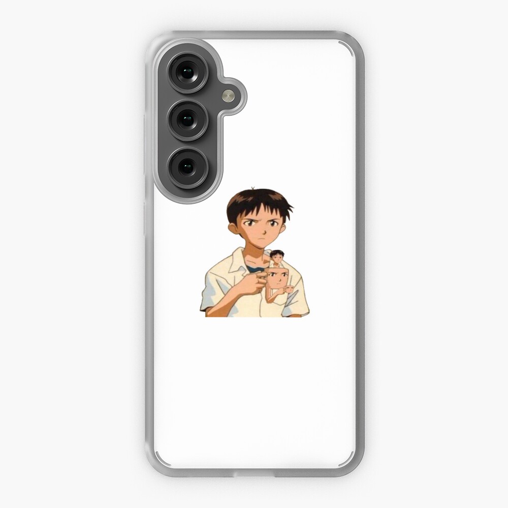 "evangelion sticker shinji " Sticker for Sale by TeeDeesign | Redbubble