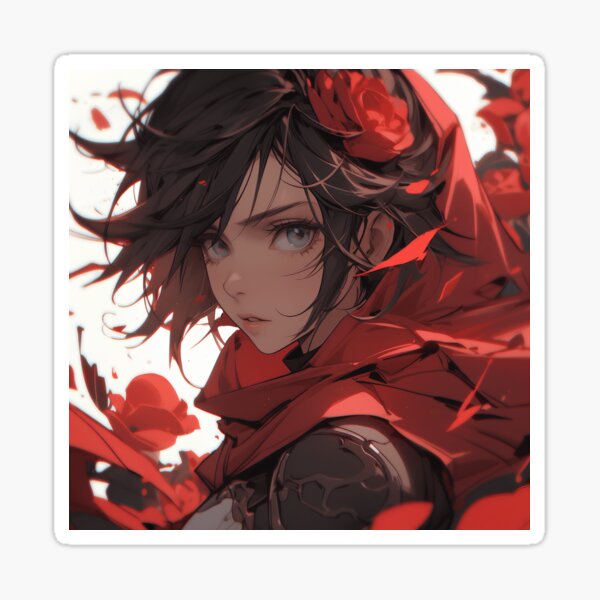 "Ruby Rose - RWBY 9" Sticker by Infinite-Aspire | Redbubble