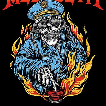"MEGADETH" Sticker by TheodoreCar | Redbubble