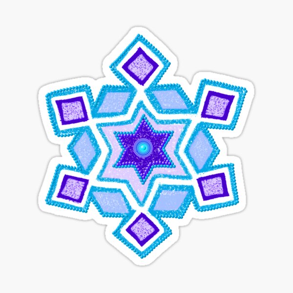 "Rangoli/Dot kolam/muggu/sikku kolam/Vilva Thalam" Sticker for Sale by ...