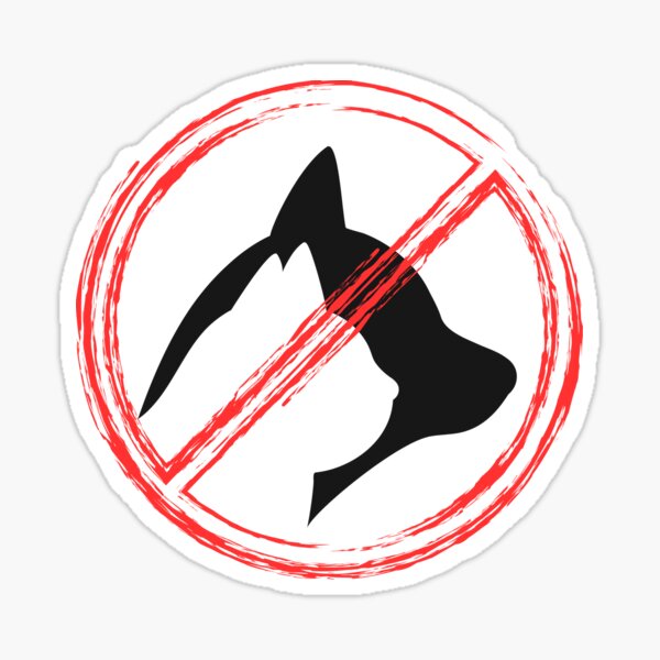"Anti Furry, Furry, Furry Symbol, Allergic" Sticker for Sale by Ola-urb ...