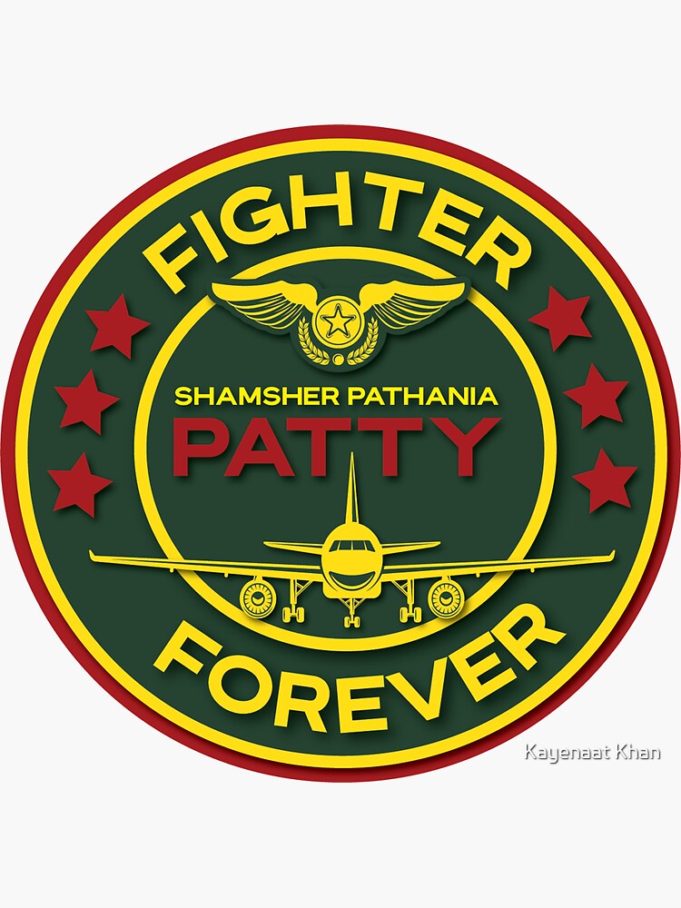"Fighter Forever Pilot Badge | Patty | Hrithik Roshan" Sticker for Sale ...