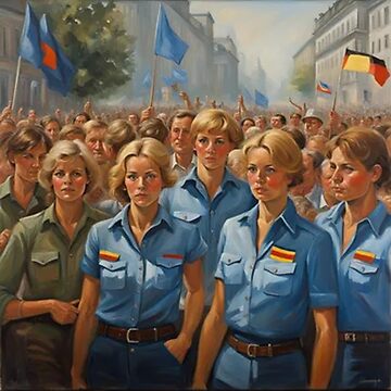 "FDJ Rally, Berlin, GDR" Sticker for Sale by Willyp69 | Redbubble