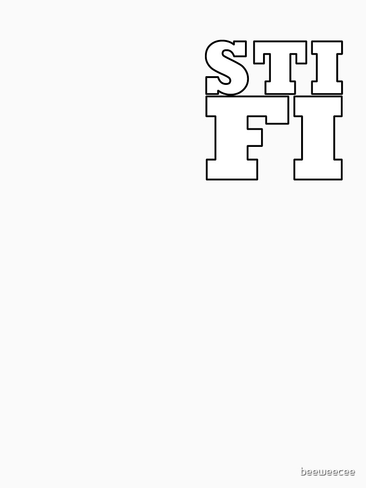 "Sticky Fingers White Logo STIFI" T-shirt for Sale by beeweecee ...