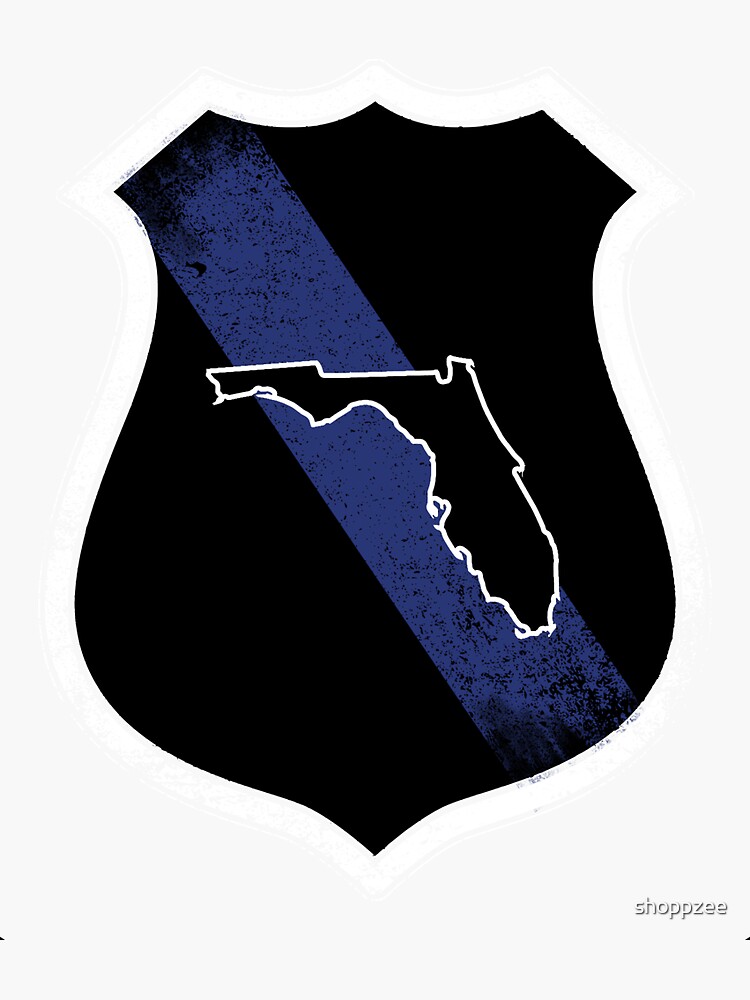 "Florida Highway Patrol Florida State Trooper Shirt" Sticker by ...