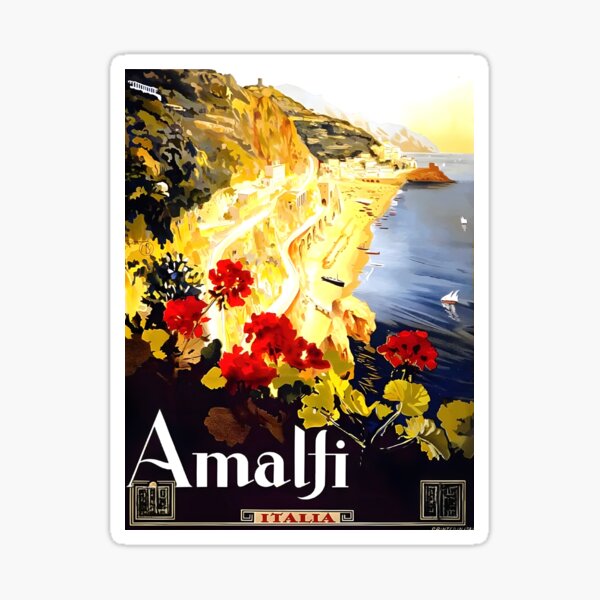 "Amalfi" Sticker for Sale by Artzba2 | Redbubble