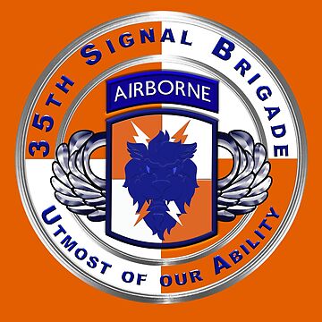 "35th Signal Brigade Airborne" Sticker for Sale by SoldierAlways ...