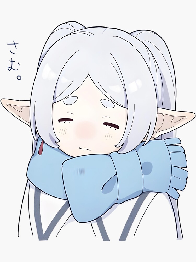 "Frieren" Sticker for Sale by reasomacuteArt | Redbubble