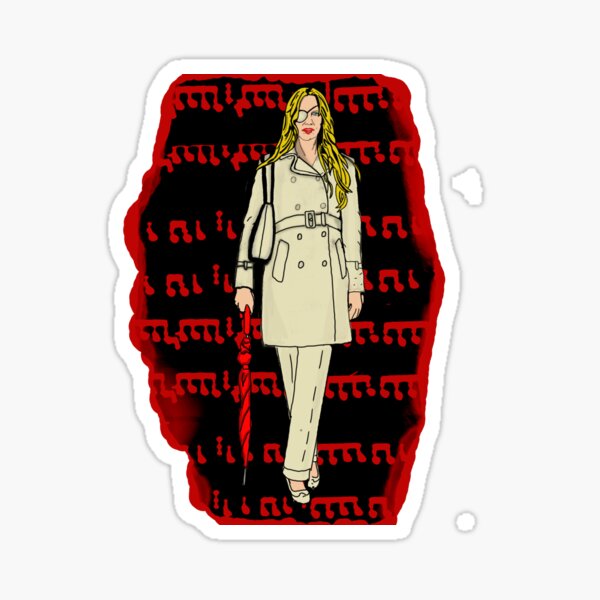 "Elle Driver from Kill Bill " Sticker for Sale by TLBugg | Redbubble