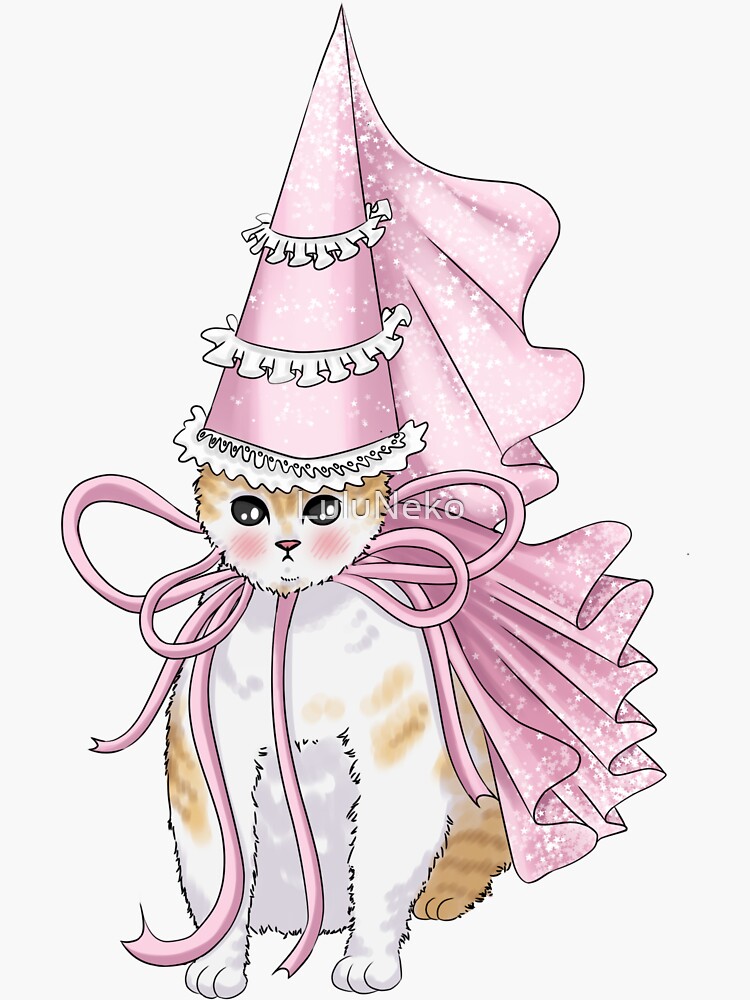 "princess cat meme" Sticker for Sale by LuluNeko | Redbubble