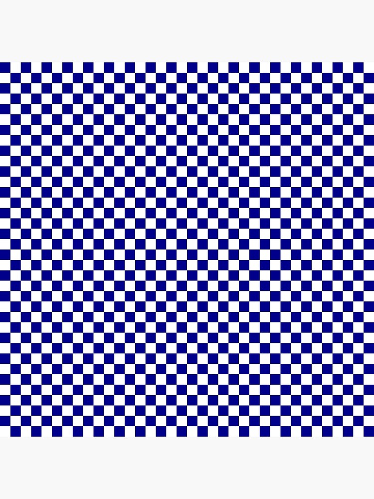 "Large Australian Flag Blue and White Check Checkerboard" Poster by ...