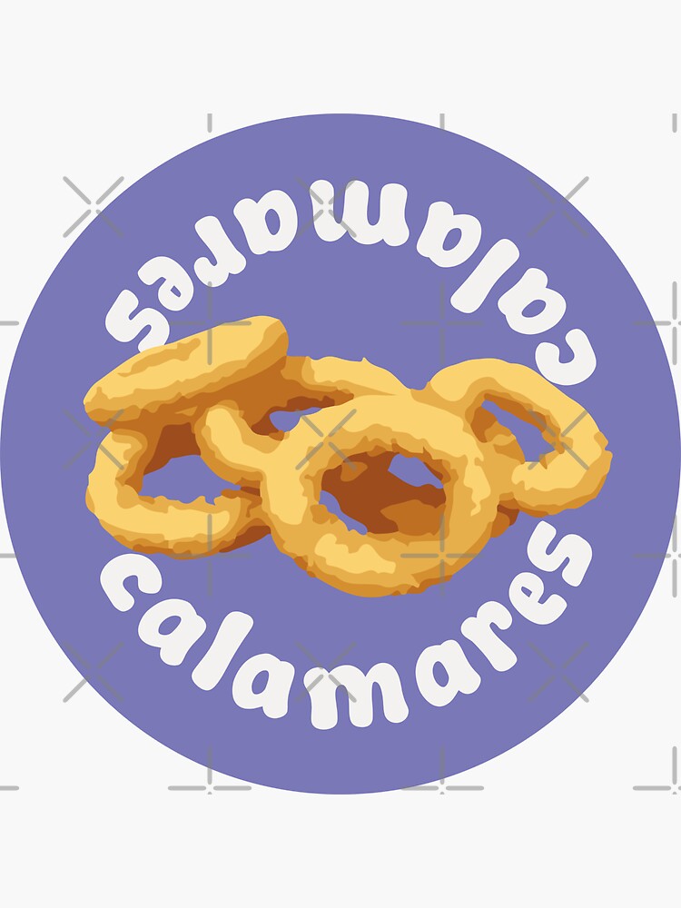 "Filipino Pinoy Squid Street Food Philippines" Sticker by toon chess ...