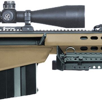 "Barrett M82A1 CQ .50 BMG" Sticker for Sale by John Campbell | Redbubble