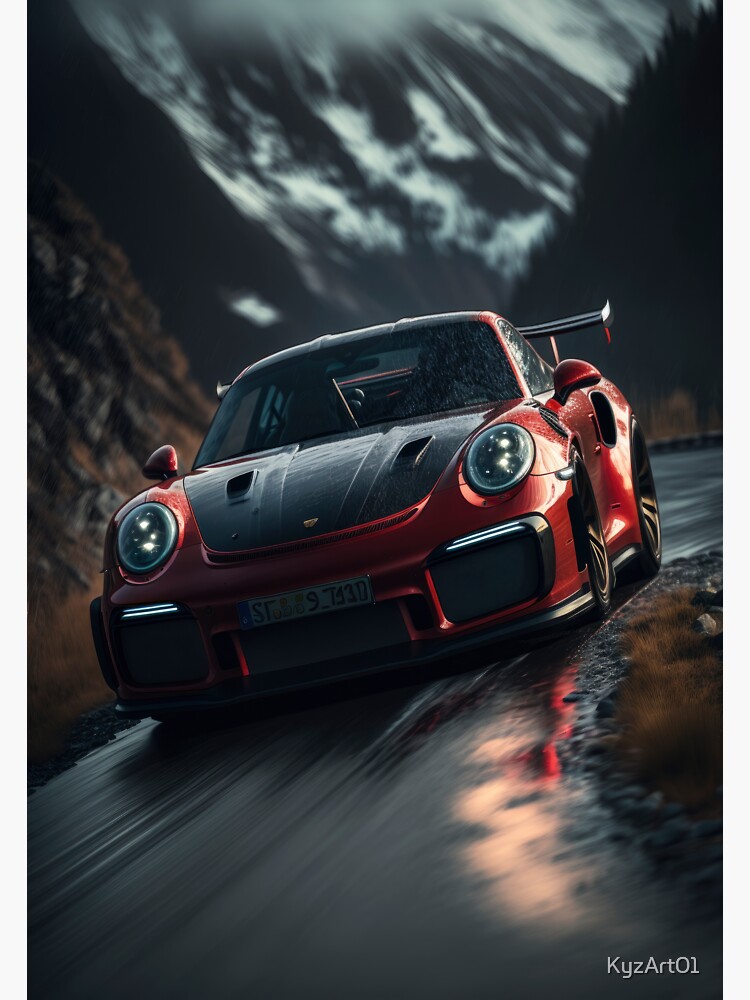 "Porsche 911 GT2 RS" Sticker for Sale by KyzArt01 | Redbubble