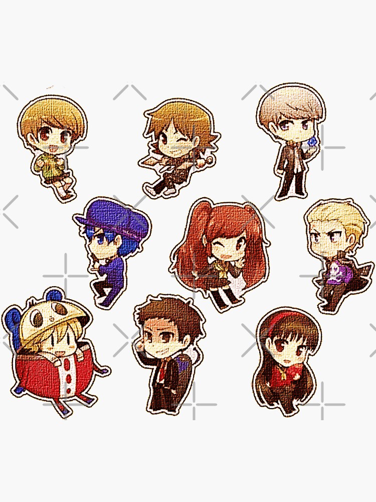 " persona 3 reload fanart Characters " Sticker for Sale by ...