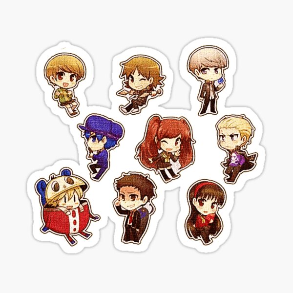 " persona 3 reload fanart Characters " Sticker for Sale by ...