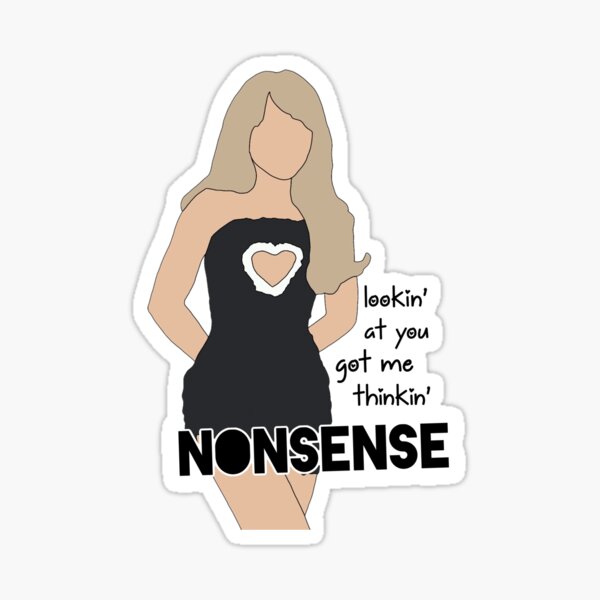 "Nonsense" Sticker for Sale by SailorSkye | Redbubble