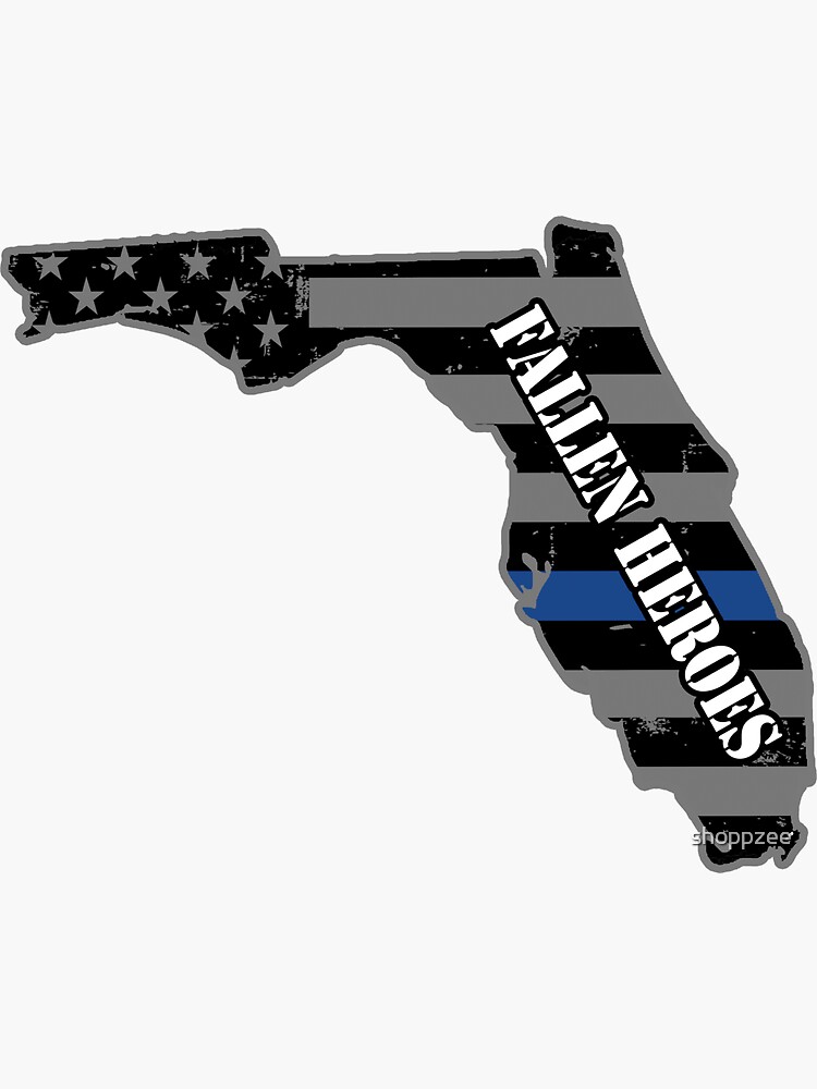 "Florida Highway Patrol Florida State Trooper Miami Police" Sticker for ...