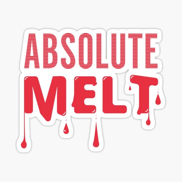 "Absolute Melt" Sticker by RobinWilde4 | Redbubble