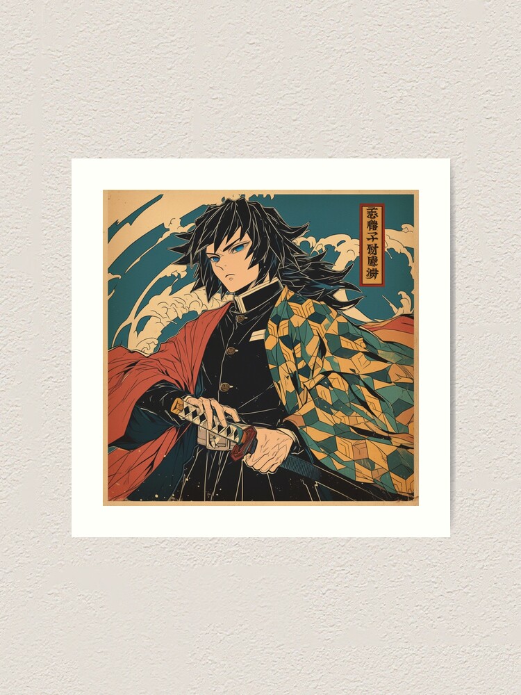 "Vintage Giyu Poster" Art Print for Sale by NijiWorld | Redbubble