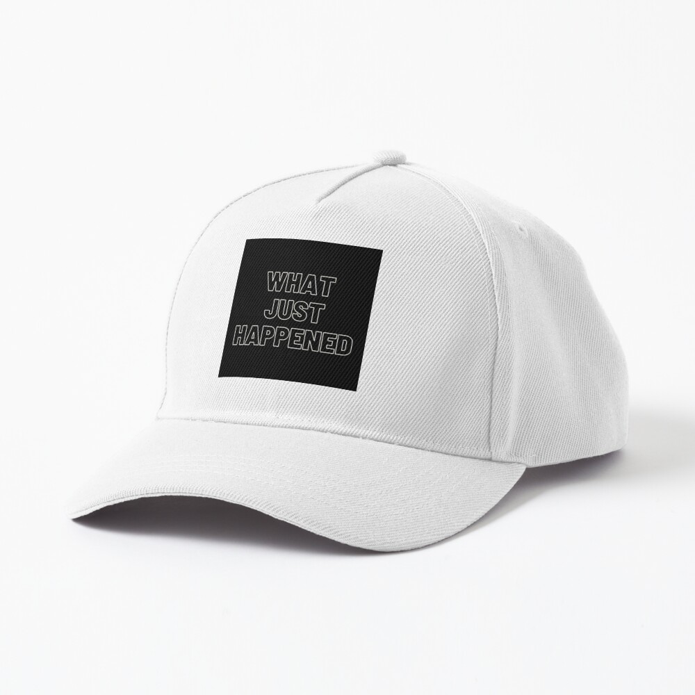 "What Just Happened" Sticker for Sale by WifiJW0526 | Redbubble