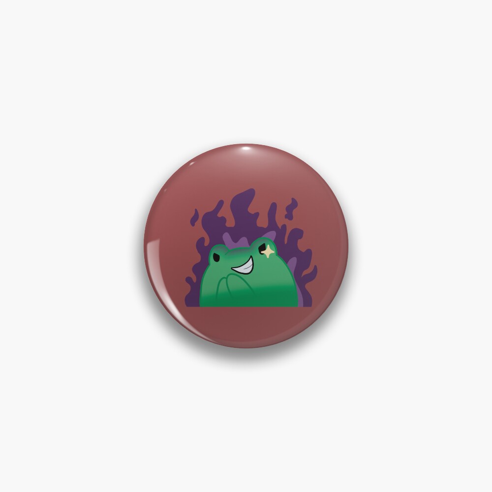 "EVIL SCHEMING FROG || Cute frog emote || Emoji || Sticker || Adorable ...