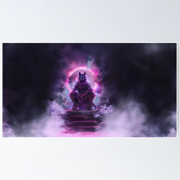 "Cyberpunk Master Wolf" Poster for Sale by Reichcorp | Redbubble