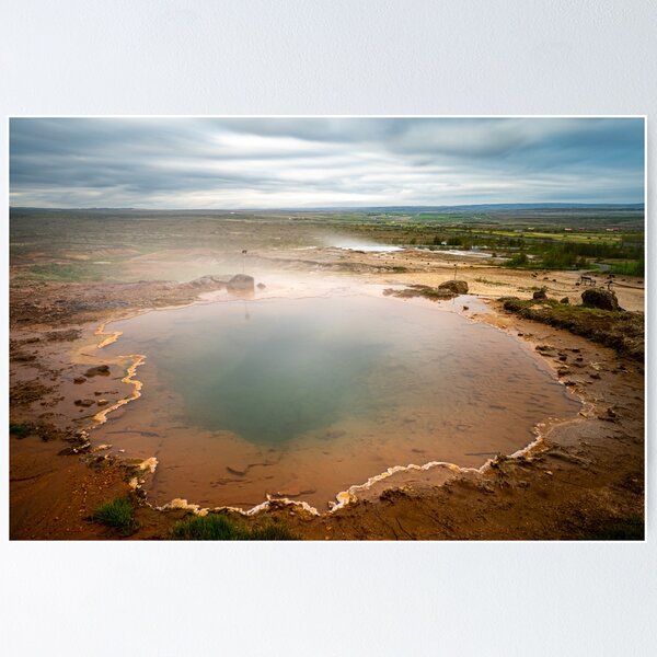 "Geothermal Mirror: Reflecting Iceland's Heat" Poster for Sale by Athanasios Maikousis | Redbubble