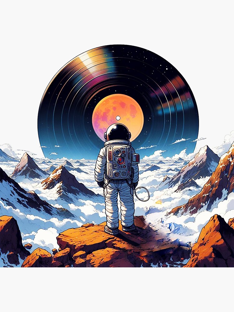 "Cosmic Sound" Sticker for Sale by Echonn | Redbubble