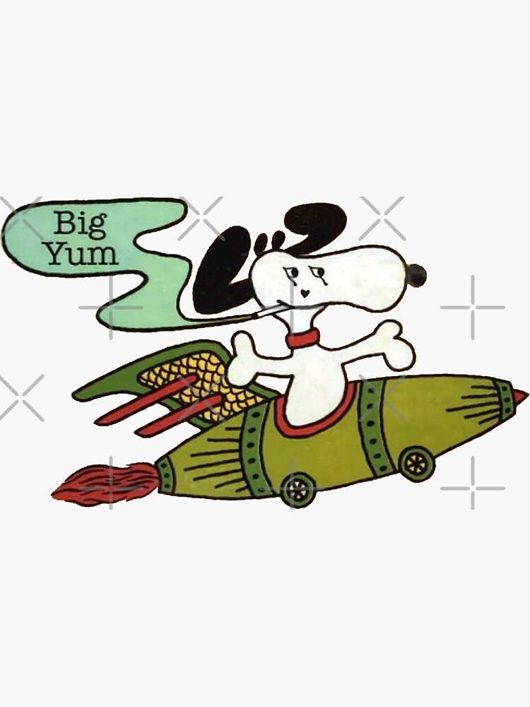 "Sneppy Peanuts “Big Yum” Bootleg Sticker" Sticker for Sale by Catpuss ...