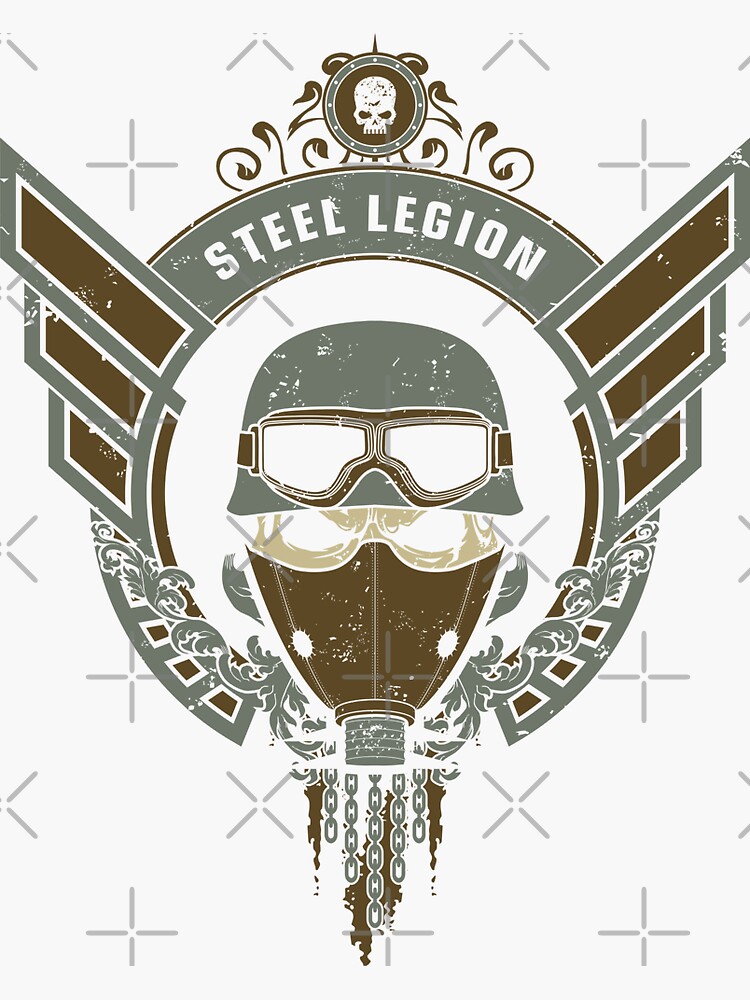 "STEEL LEGION - ELITE" Sticker for Sale by EscanV | Redbubble