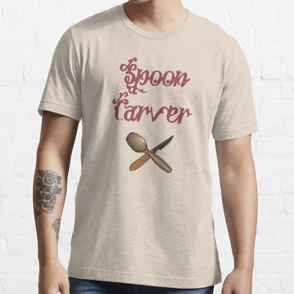 "Spoon Carver" T-shirt for Sale by GlitterZombie | Redbubble | spoon ...