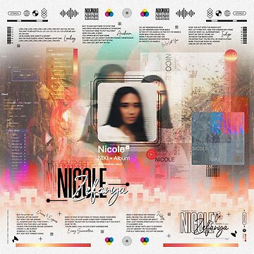 "NIKI Graphic Design R&B" Sticker for Sale by kylegrafika | Redbubble