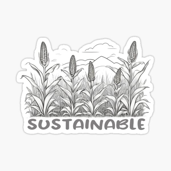 "Sustainable Life" Sticker for Sale by 3Brew-Designs | Redbubble
