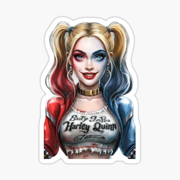 "harley quinn" Sticker by ange06000 | Redbubble
