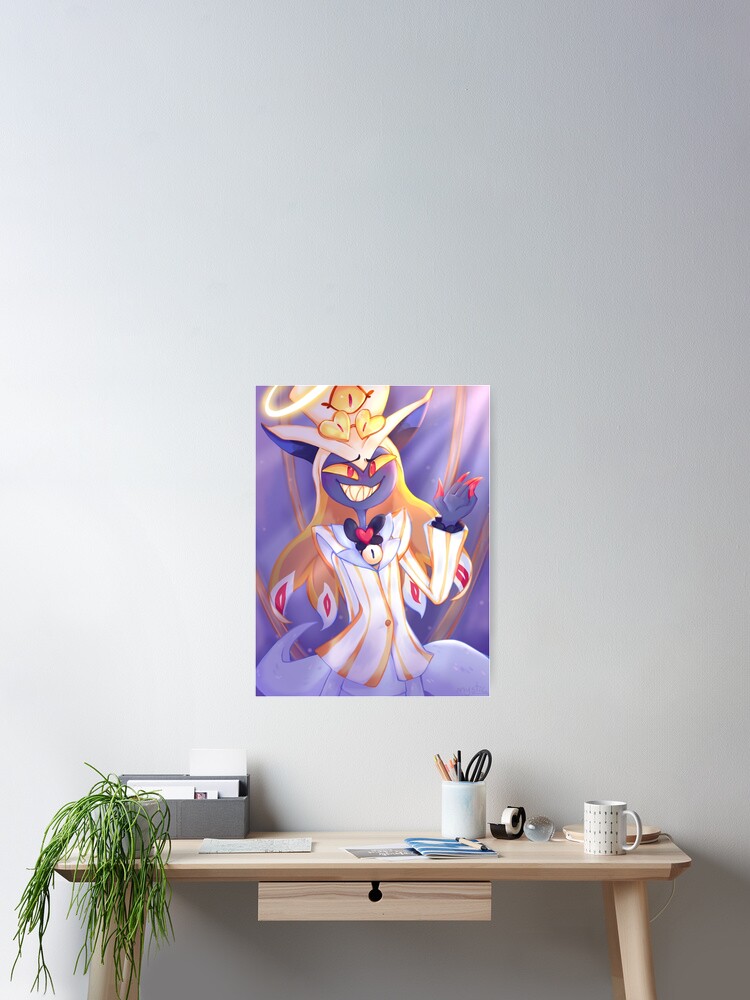 "Sir Pentious Redeemed / Angel / Heaven Hazbin Hotel" Poster by Mystic ...