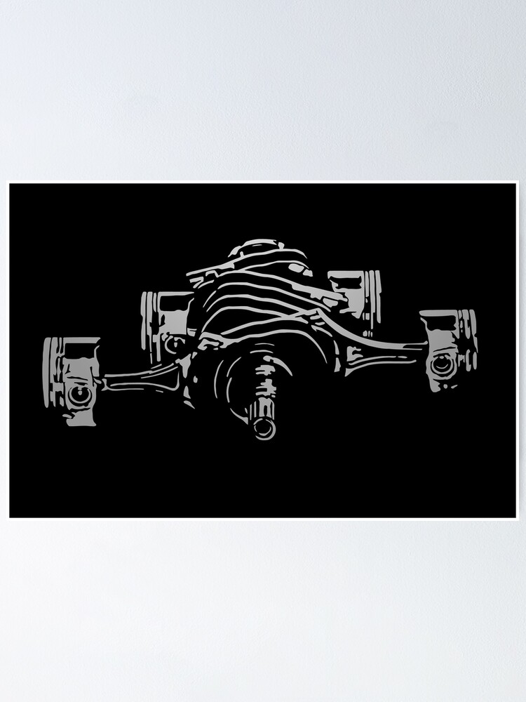 "Boxer engine" Poster for Sale by nomoregravity | Redbubble