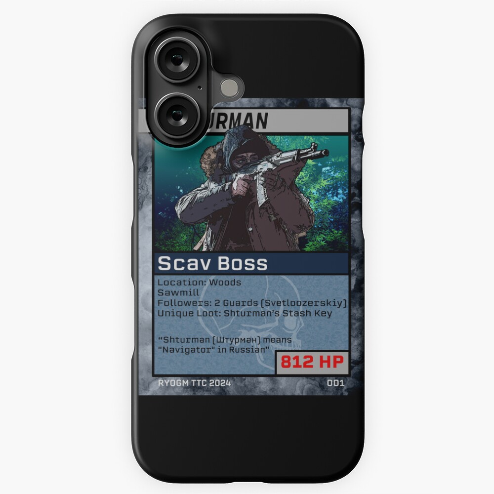 "Shturman Tarkov Trading Card 001" Sticker for Sale by ryogm | Redbubble